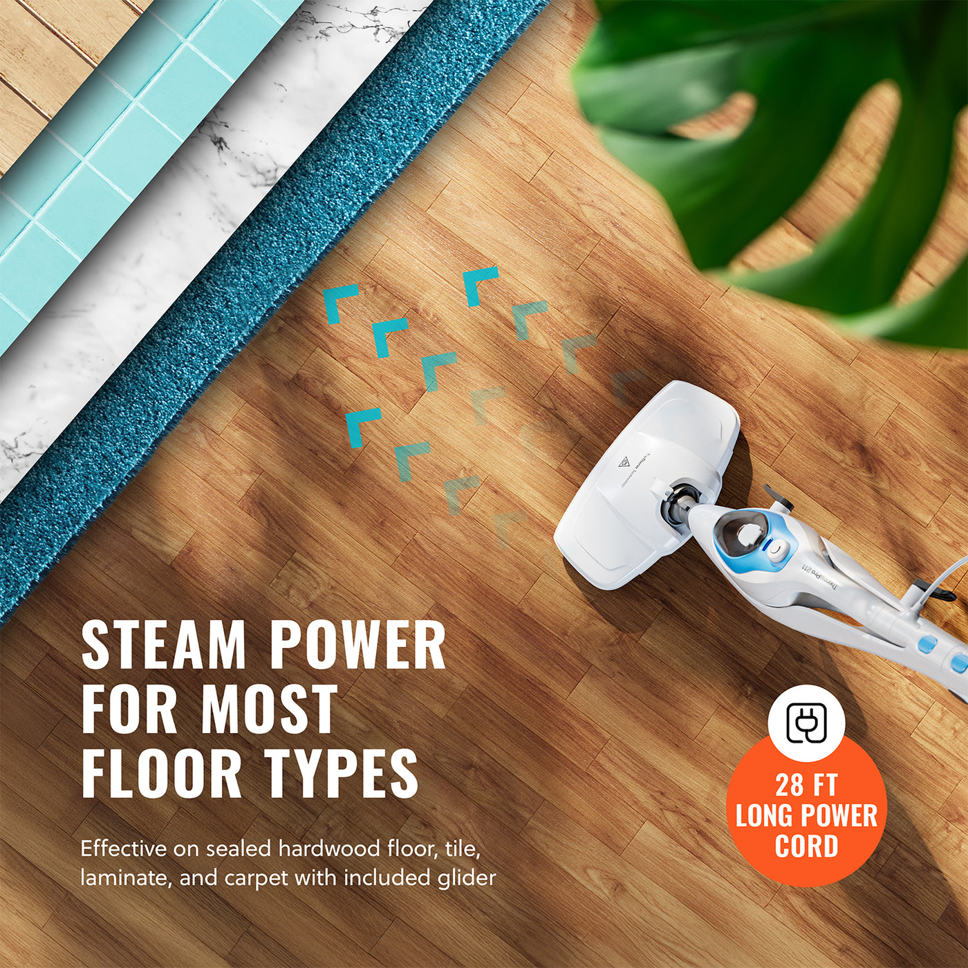 PurSteam 10-in-1 Steam Mop