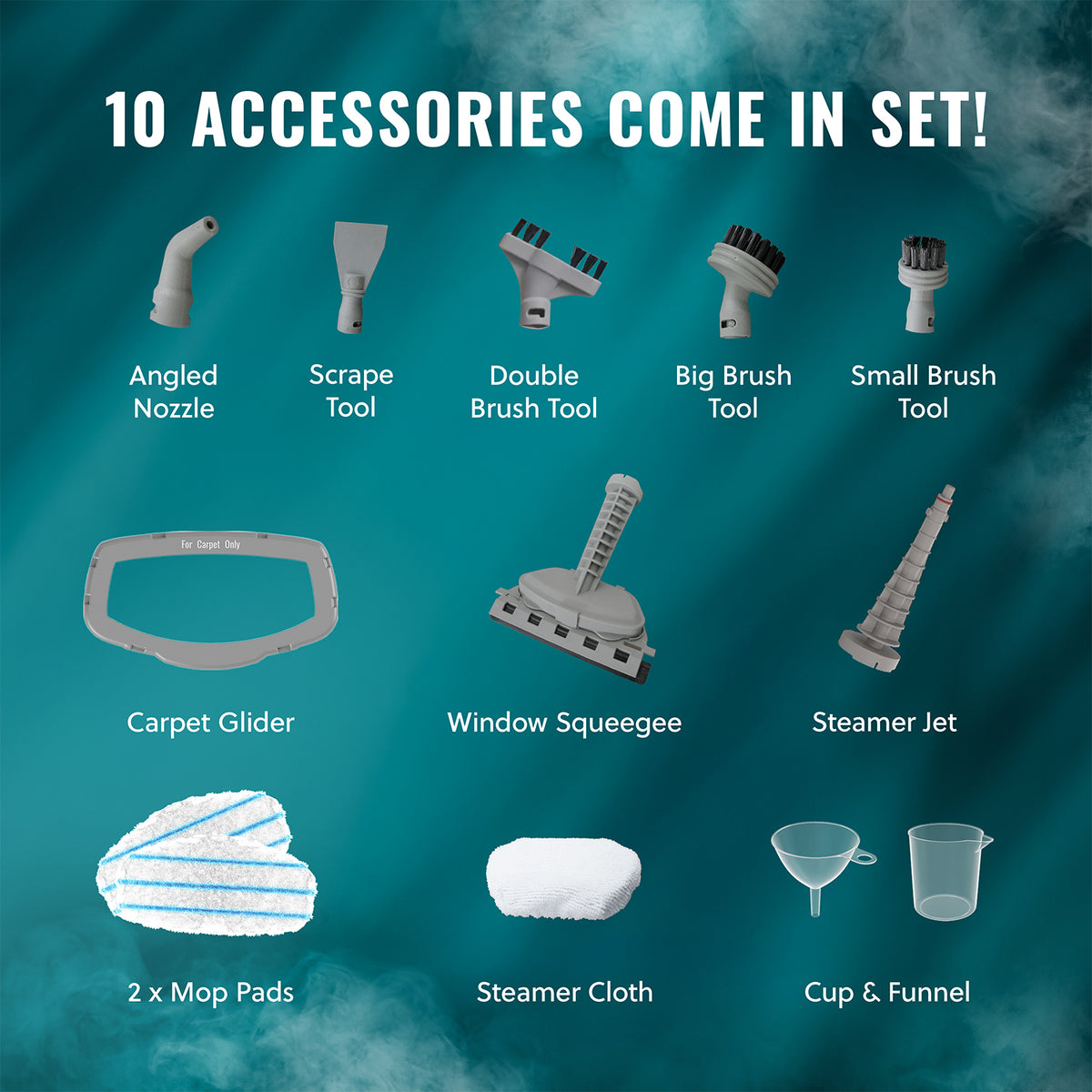 PurSteam 10-in-1 Steam Mop